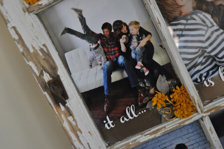 How to Turn Old Window Into Picture Frame - DIY Project